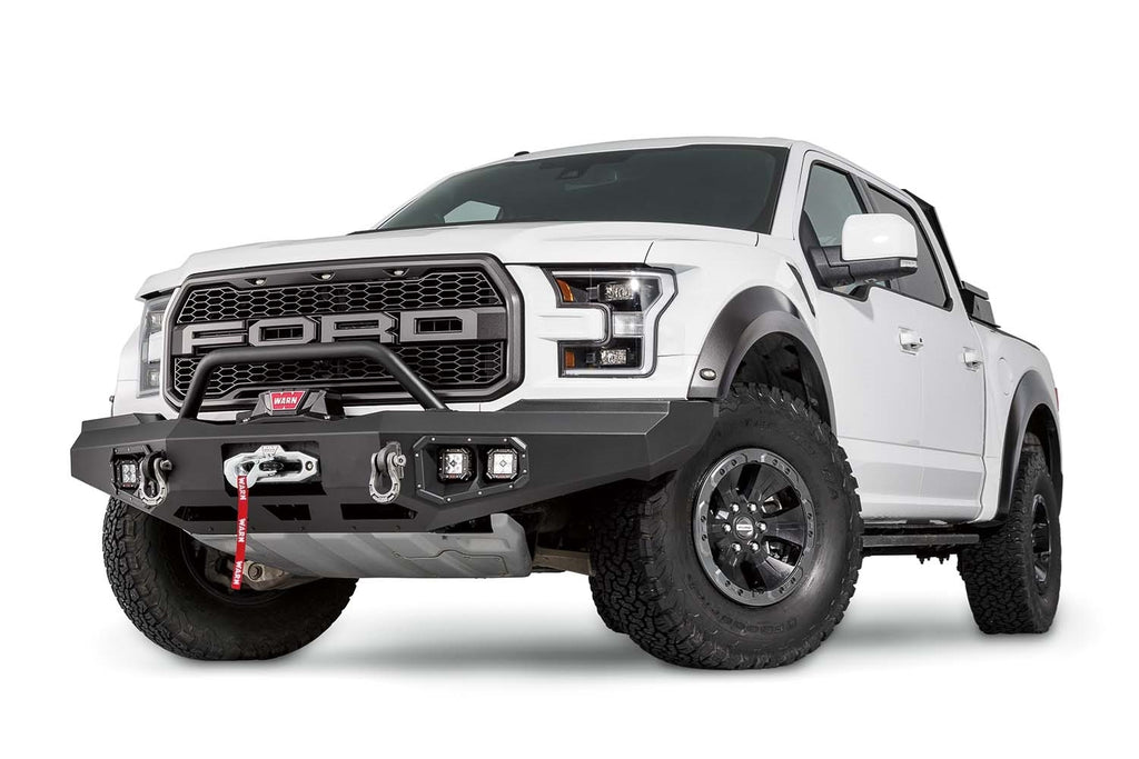 WARN - Ascent Ford Raptor 17+ Black Front Winch Bumper